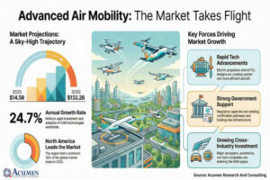 Advanced Air Mobility Market Set to Reach USD 132 Billion by 2035